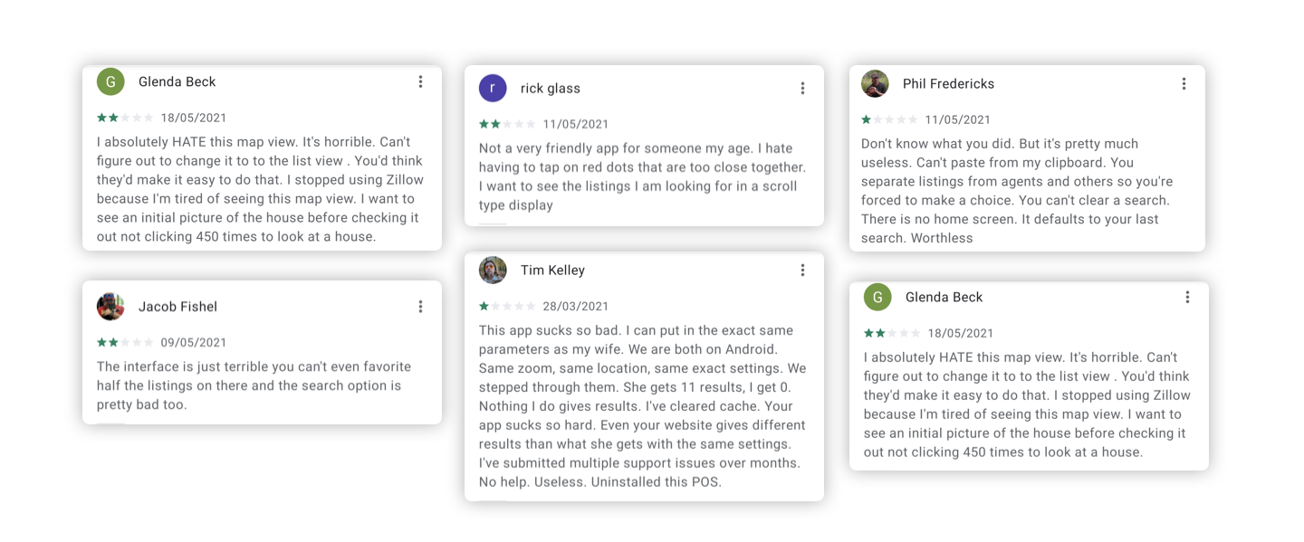 Redesigning Zillow App using Design Thinking Approach